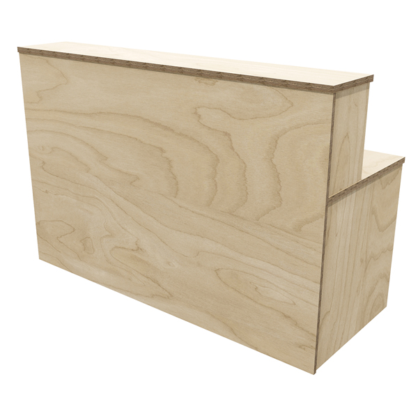 ZEALAND RECEPTION COUNTER WITH DESK NELSON W1700 X D700 X H1125MM ...